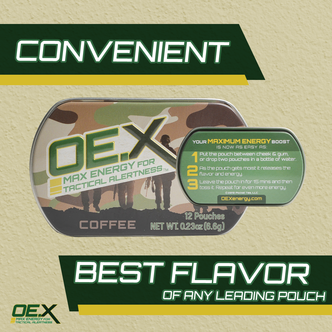 OE.X Energy - COFFEE (3-Pack) – Pocket Tea LLC.